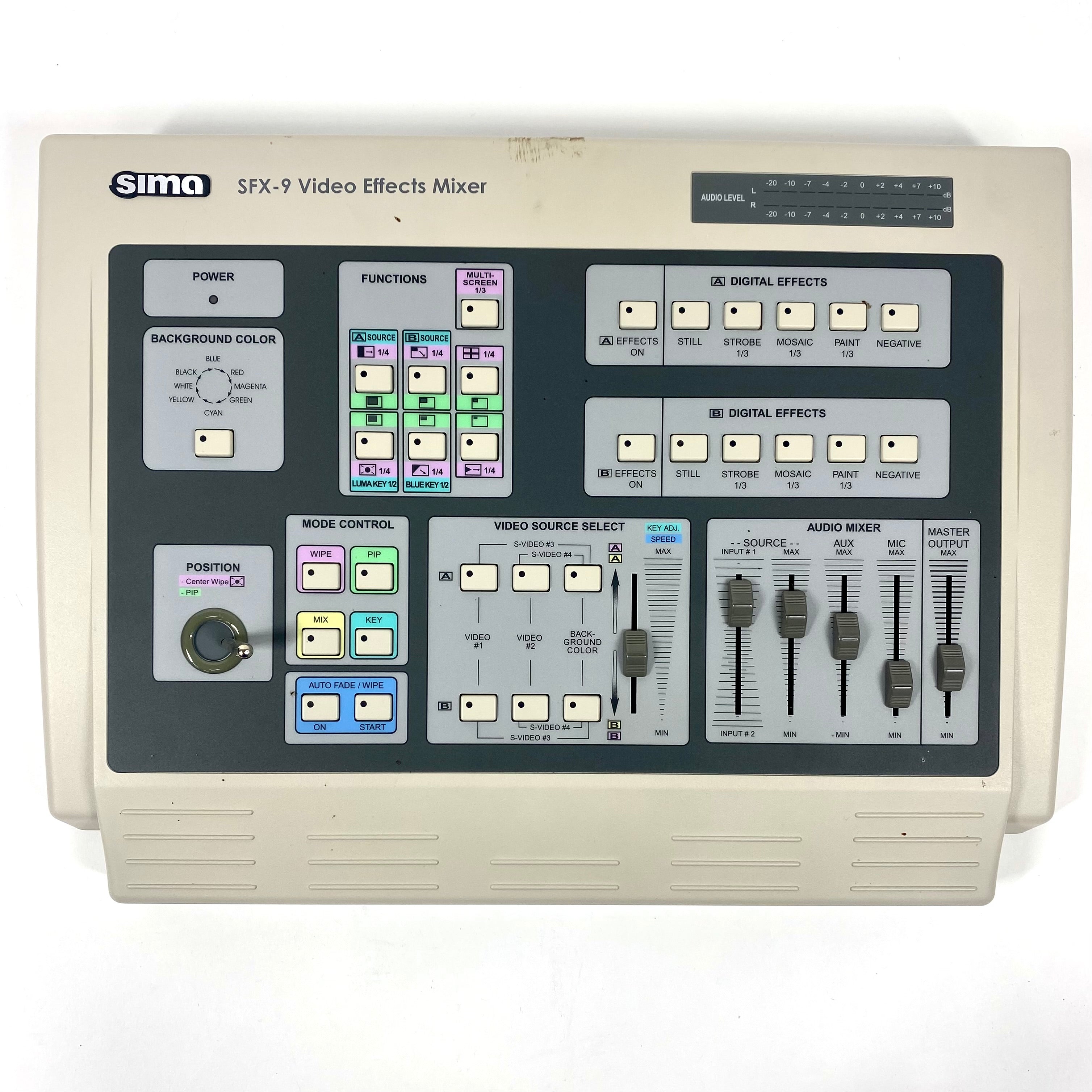 Sima Model SFX-9 Video Mixer with effects – PayMore Melbourne